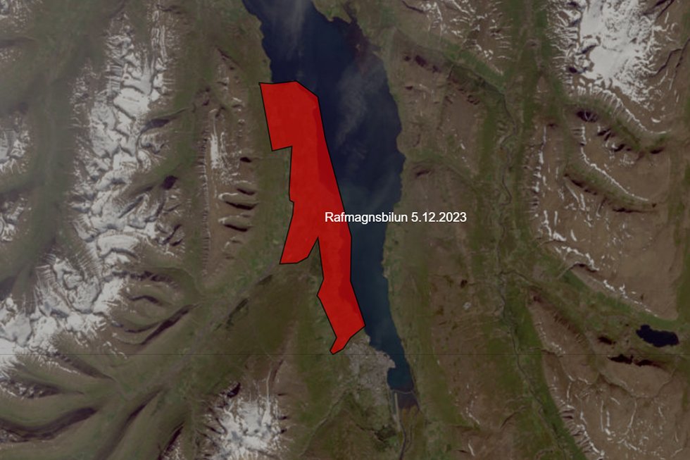 Rafmagnslaust norðan Akureyrar að Hjalteyri | akureyri.net